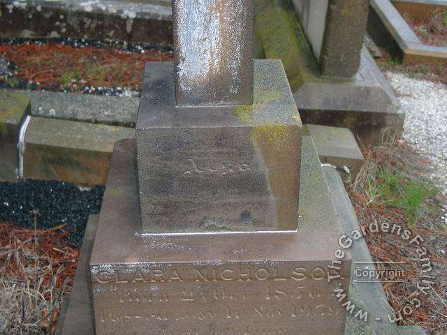 NICHOLSON, Clara